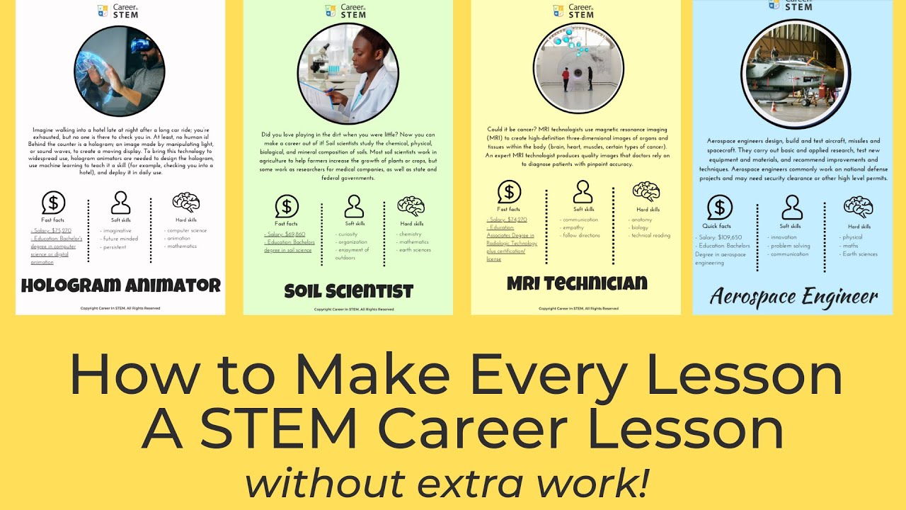 How to Make Every Lesson a STEM Career Lesson