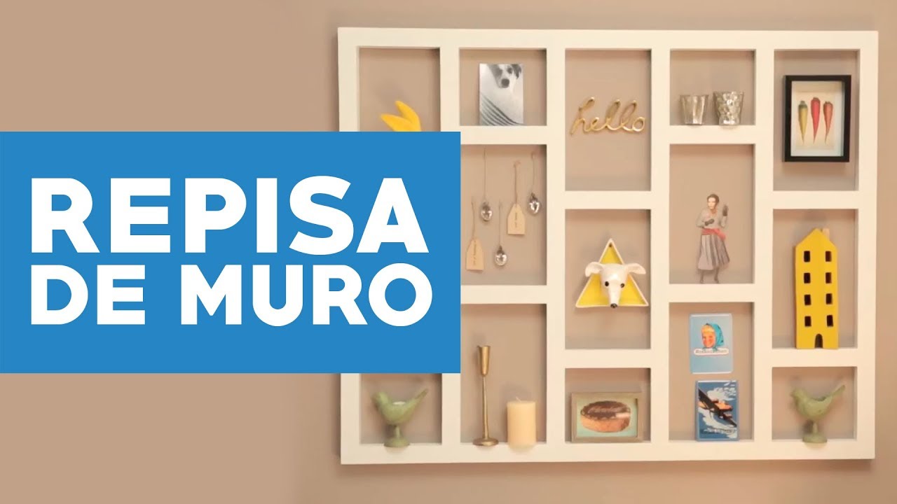 5 pasos para tu repisa de muro