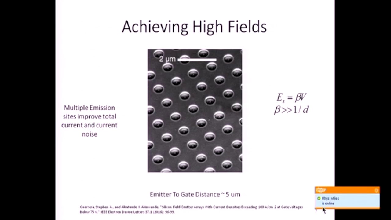 Integrated Nanoscale Field Emission Devices