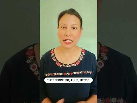 Use of 'Therefore', 'So', 'Thus' and 'Hence' (Part-1) #shorts #youtubeshorts