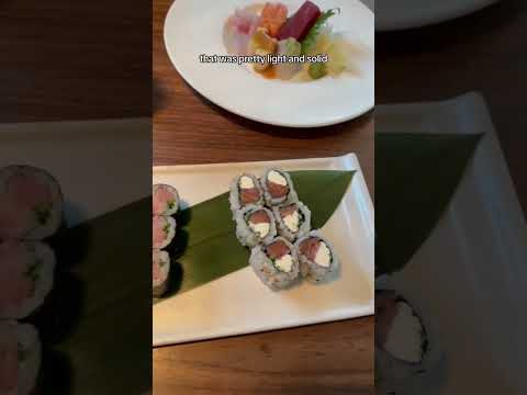 Sushi and Sake: My First Experience at OOKA 🍶 #sushi #sake #sianiwhat #shorts #siani