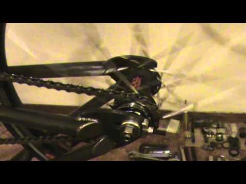 Shimano DX BMX hub with 180 degree Uniglide pawls, sound.