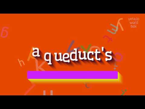 How to say "aqueduct's"! (High Quality Voices)