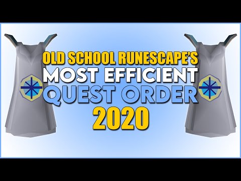 OSRS's Most EFFICIENT Quest Order