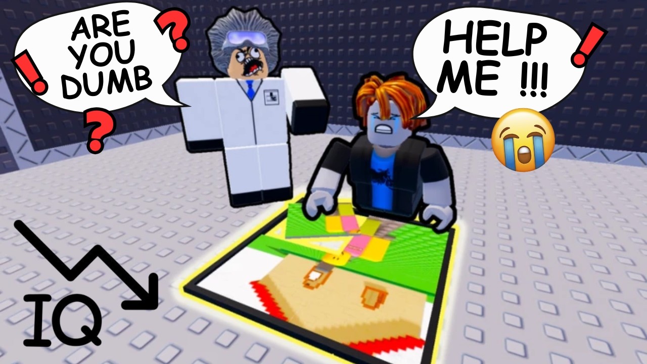 Can't You Solve A Simple Brain Puzzle in ROBLOX ???