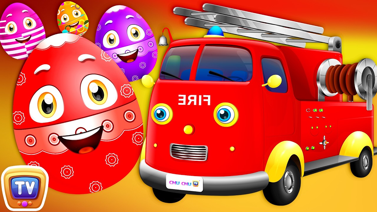 Learn Vehicles for Kids - Ambulance, Fire Engine + More ChuChu TV Learning Videos SUPER COLLECTION 6