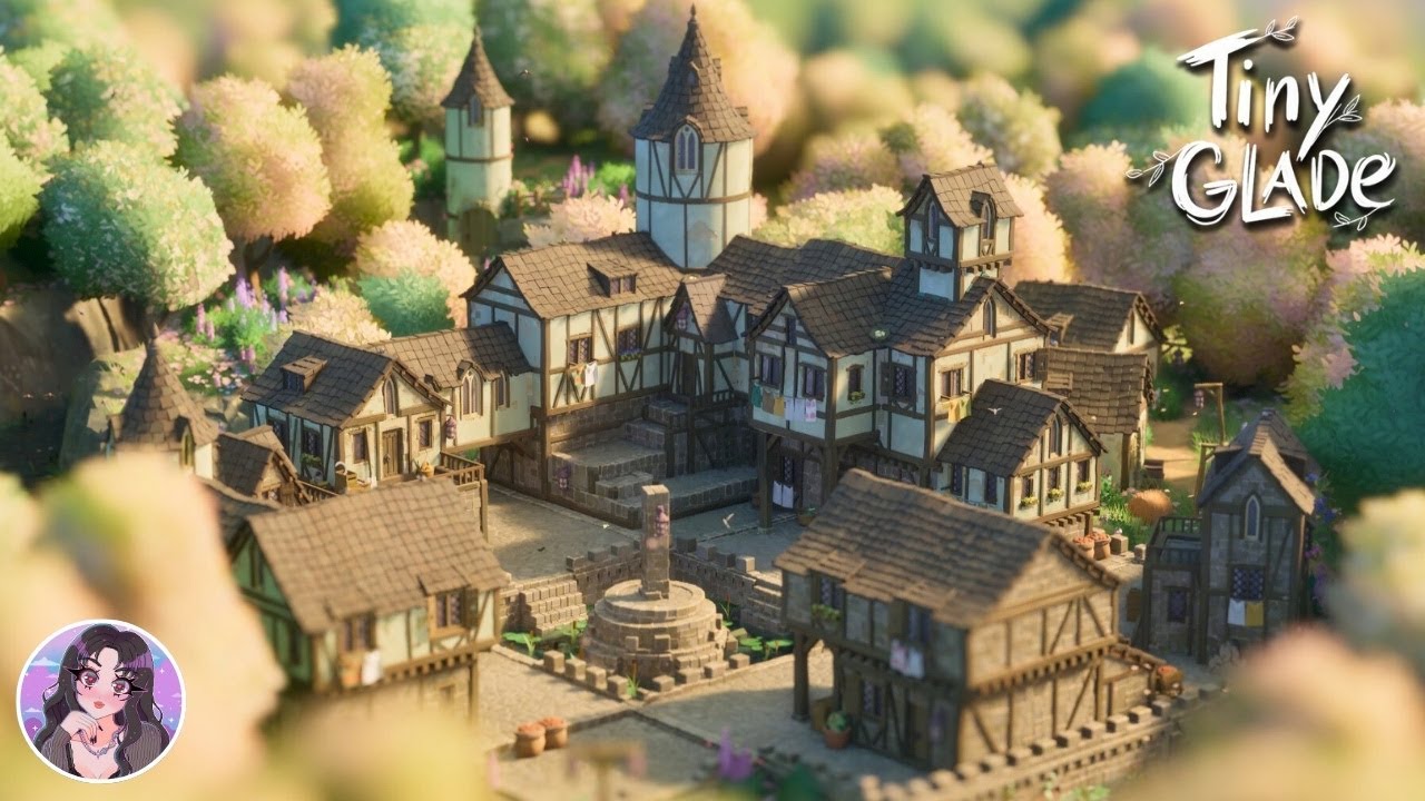 Epic Medieval Town Square | Tiny Glade | Speed Build