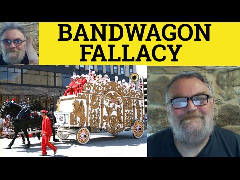 🔵Bandwagon Fallacy Meaning - Bandwagon Fallacy Definition - Common Belief Fallacy Democratic Fallacy