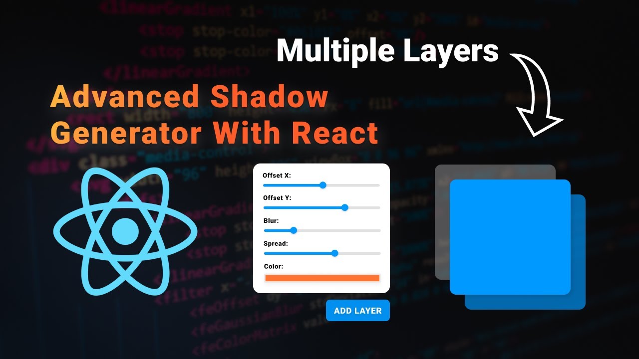 Creating a advanced box shadow generator with React JS and hooks