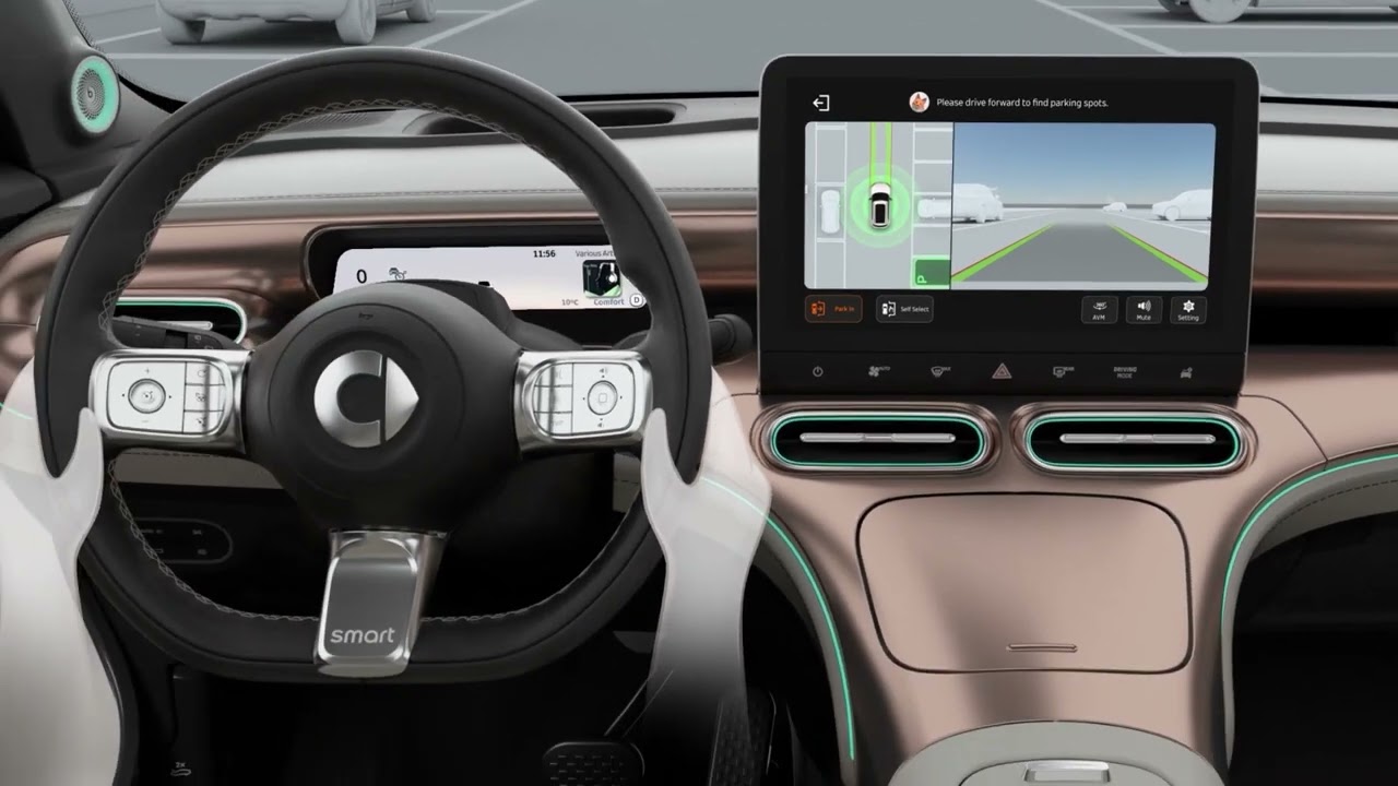 smart #1 & #3 - Tutorial Automatic Parking Assist