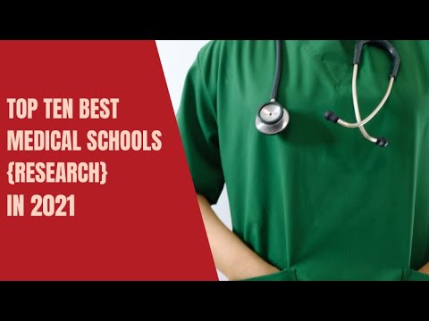 Top Ten Best Medical Schools (Research) in 2021