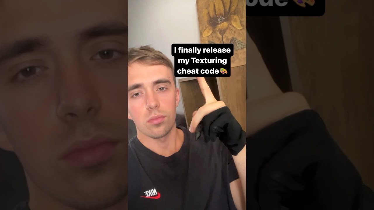 My 3D Texturing cheat code is released 🤫 🎨 #3d
