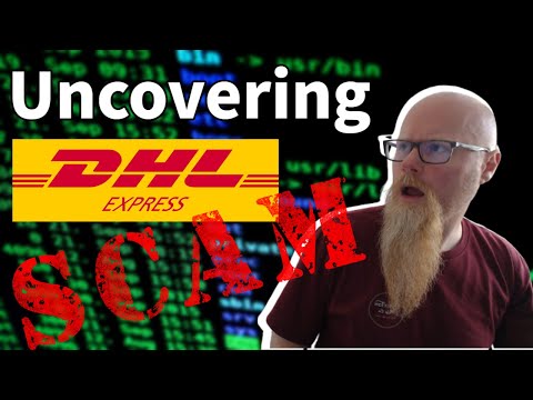 Uncovering DHL Express Delivery SCAM email! Don't ever click...