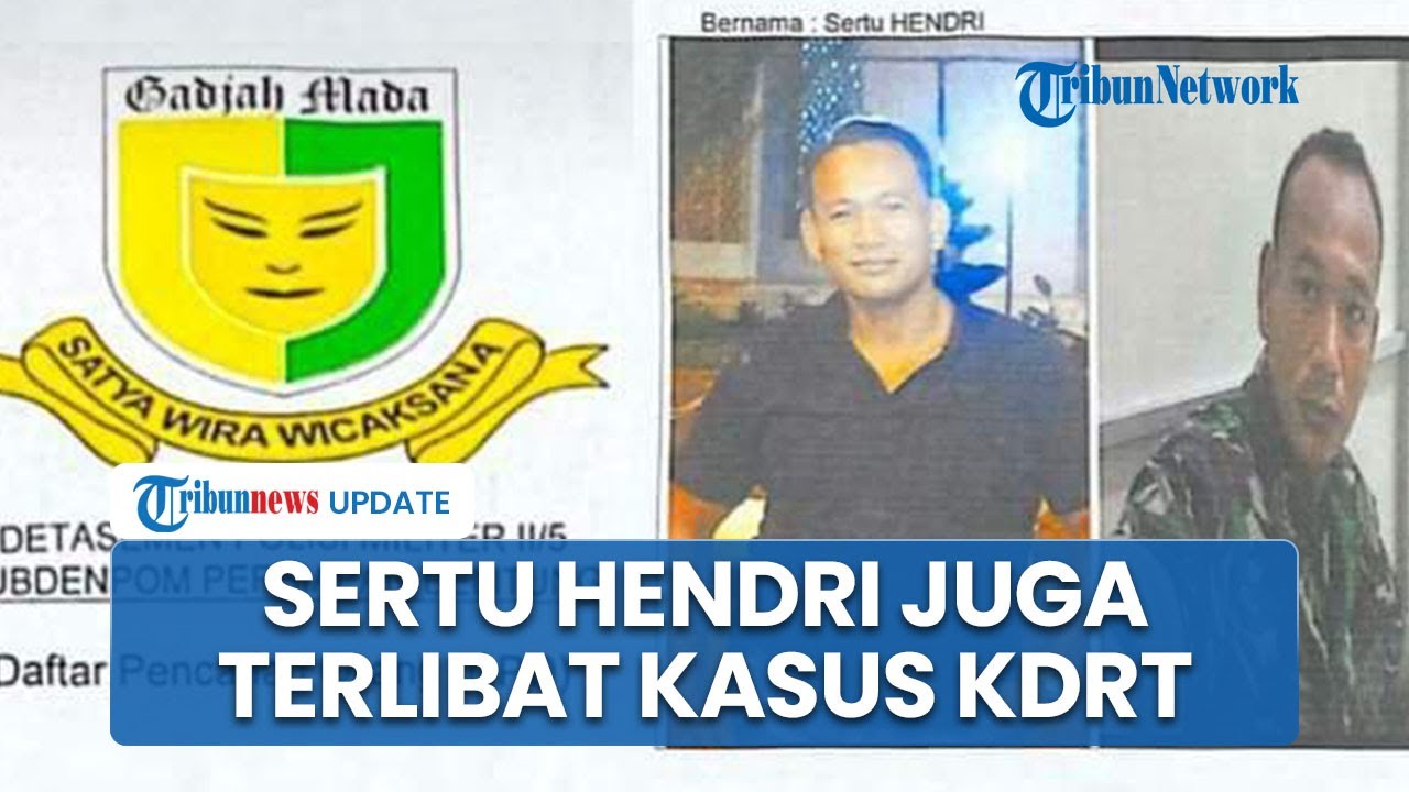 Tak Hanya Aksi Penembakkan, Sertu Hendri Juga Terlibat Kasus KDRT ...