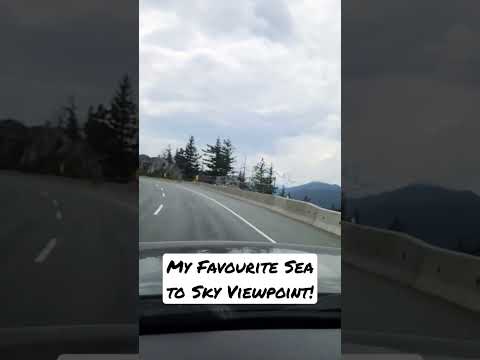 My favourite viewpoint along the Sea to Sky highway between Vancouver and Whistler! #whistlerbc