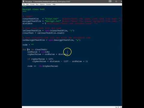 Python simple encrypt/decrypt solution