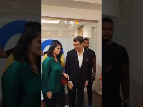 AK Latest Video IPL Chennai Chepauk Stadium CSK Vs SRK Ajith Kumar Shalini Anoushka #ajith #thala