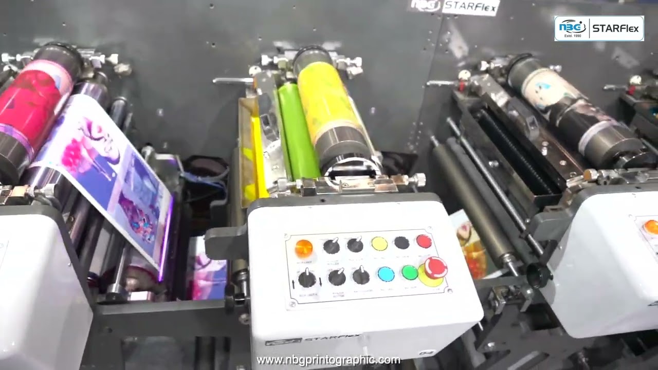 STARFLEX 430 Modular Multi-substrate LED UV Flexo Printing Press