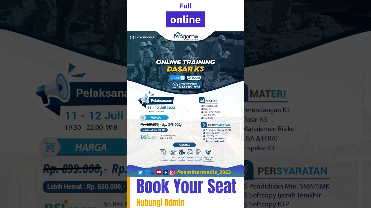 1  Video training dasar k3 umum milik @seminarmedis 2023