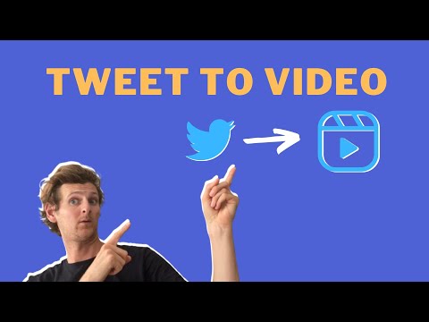Tweet to Video - Automatically Generate a Video from a Tweet or Twitter Thread Online