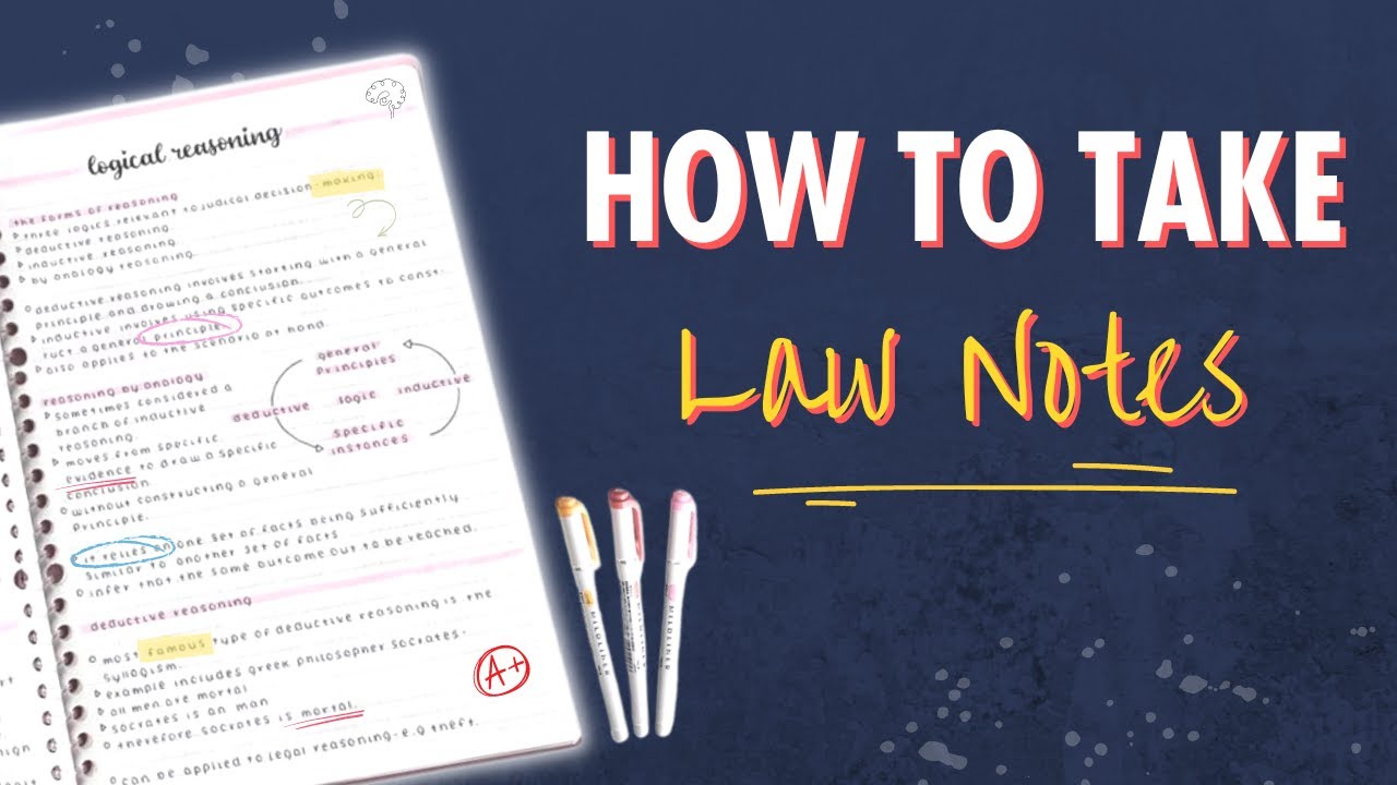 Mastering Note-Taking in Law School: The SOAR Framework Explained ...