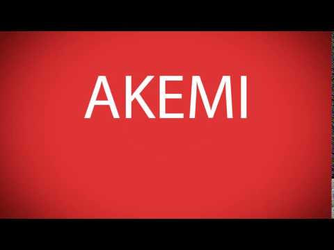 How to pronounce AKEMI [Marvel characters]