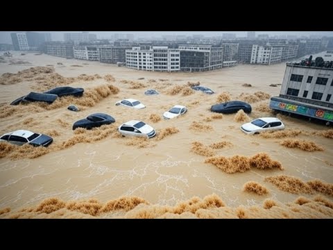 China river bursts, bridge collapses! Massive flooding and landslides strikes Guizhou
