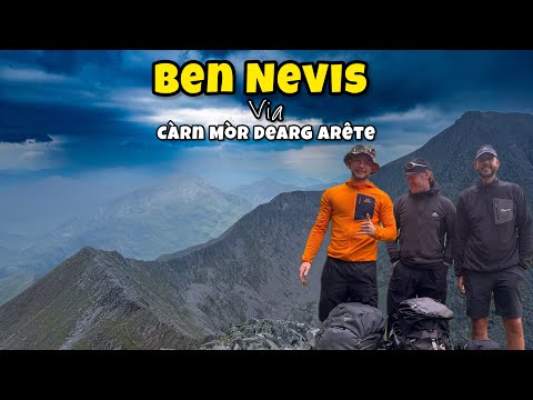 BEN NEVIS VIA CMD (Càrn Mòr Dearg Arête) WILD CAMPING