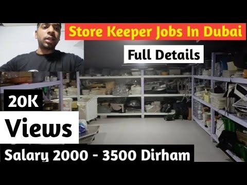 Store Keeper Jobs In Dubai 2023 || Full Details || @NoorVlogsYoutuber