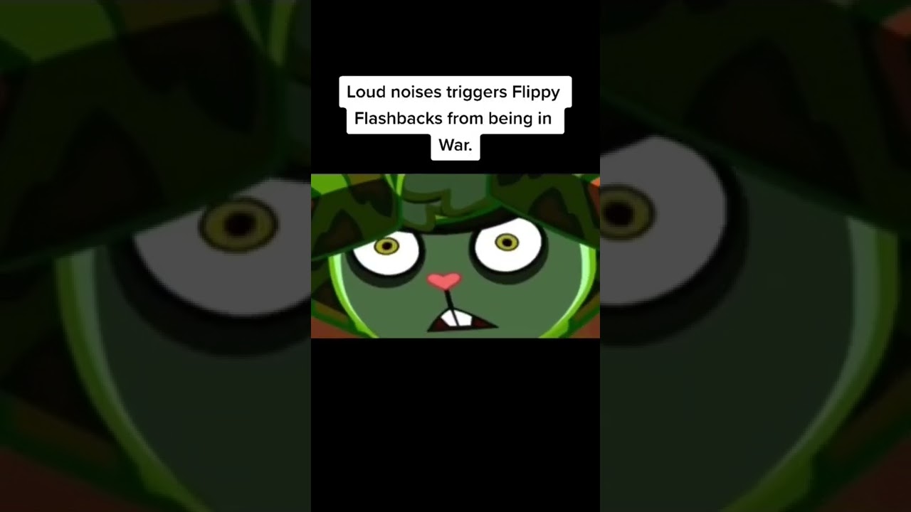 Did You Know the sad story about Flippy From Happy Tree Friends 😱 #Shorts