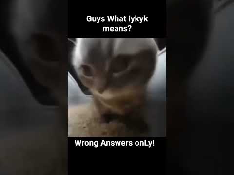 What does iykyk means( wrong answers only) #memes #trending #shorts :)