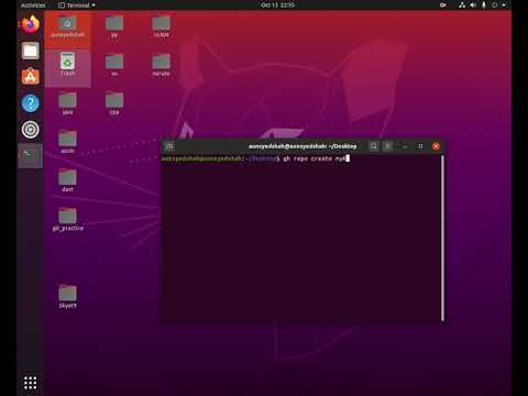 Create Repository using GitHub CLI | GitHub CLI | Aun Syed Shah