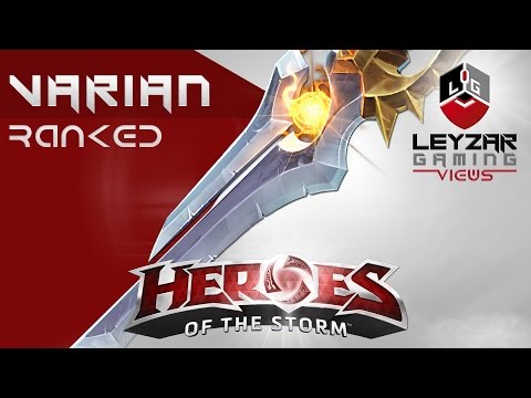 HotS Video: Varian 2H Build (HotS Varian Gameplay Hero League) on HeroesFire