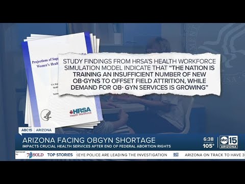 Number of OB-GYN doctors expected to decrease in Arizona by 2030