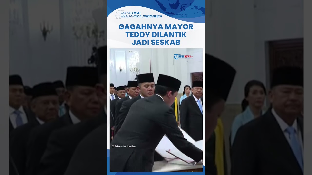 Gagahnya Penampilan Mayor Teddy Ajudan Prabowo saat Dilantik Jadi ...