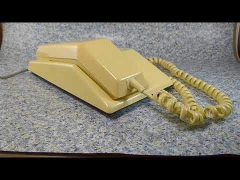 "Pale Yellow" Digitone Contempra Telephone - Northern Telecom - Mfd 1979