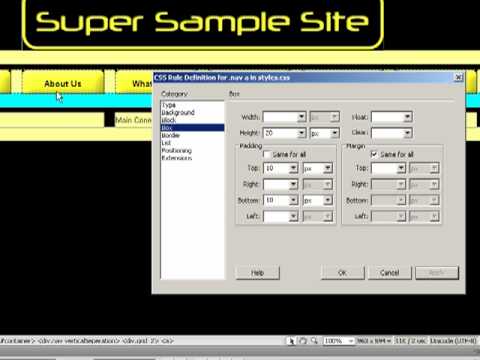 CSS Rollovers Changing Background Images - Access 2 Learn