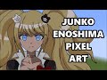 Anime Builds - JUNKO ENOSHIMA Pixel Art Timelapse [DANGANRONPA ...