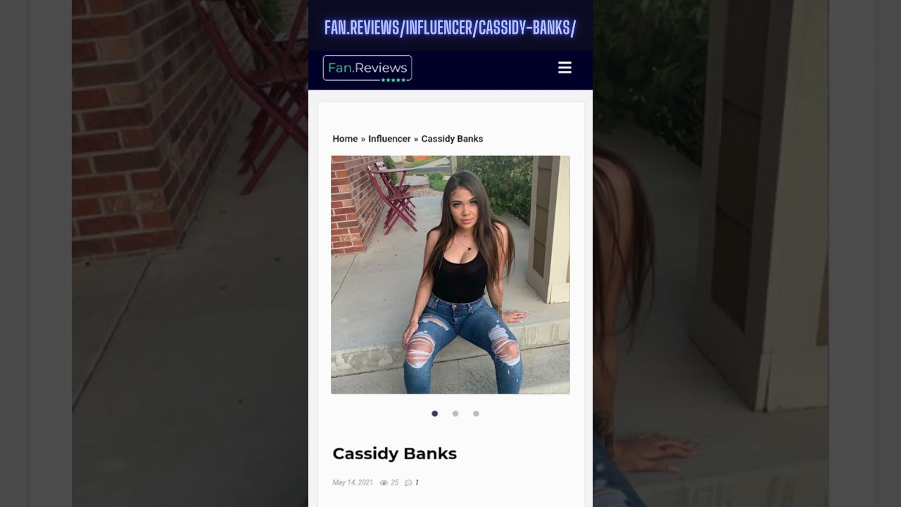 Cassidy Banks Content Review