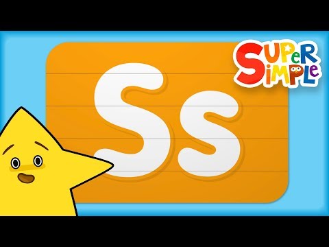 Learn Letter S | Turn And Learn ABCs | 🌈 Super Simple ABCs