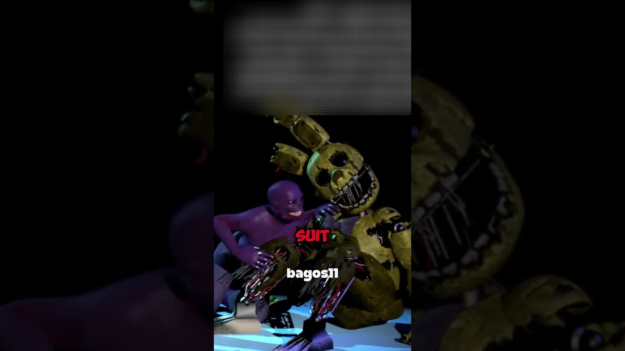 WHAT IF MICHAEL AFTON BECAME SPRINGTRAP INSTEAD #shorts