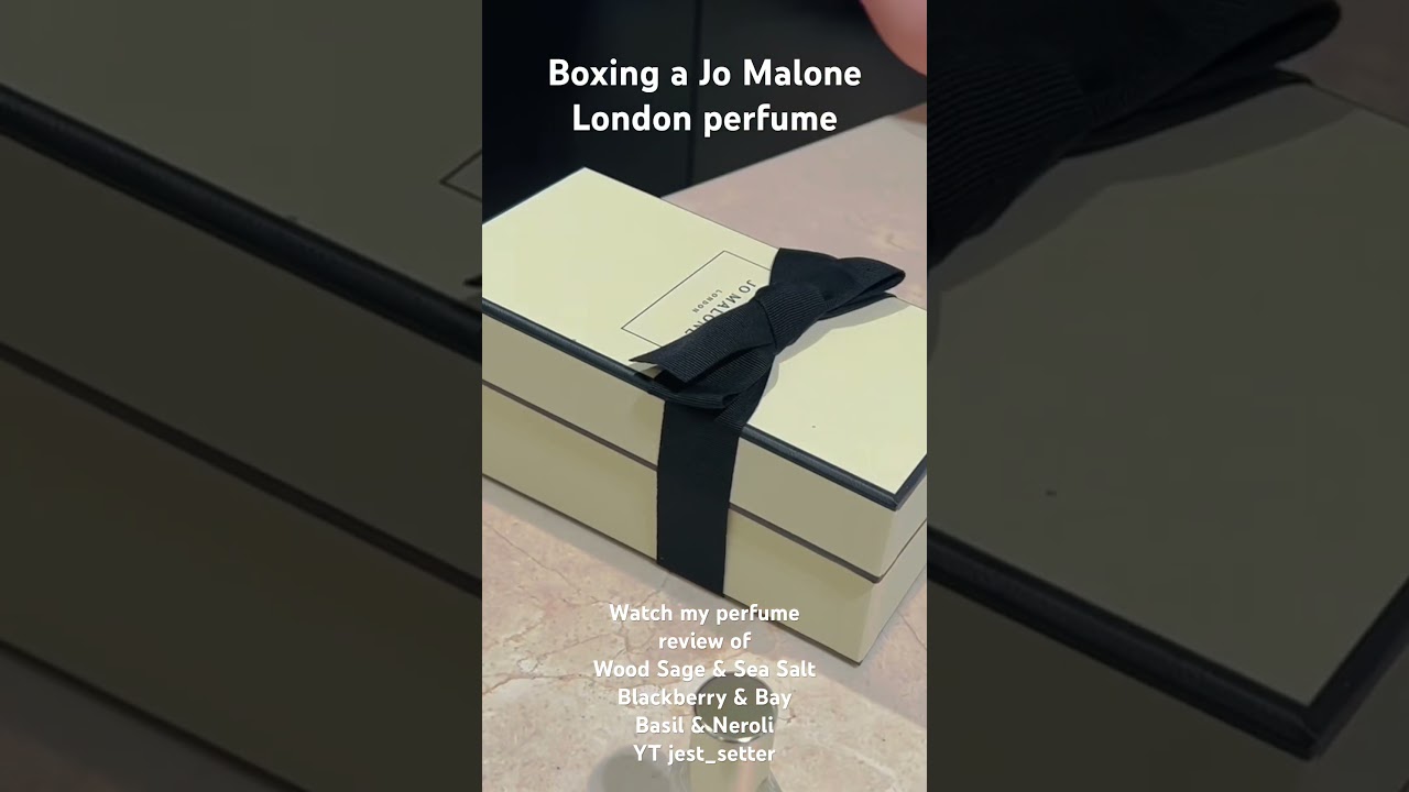 How an authentic Jo Malone London perfume is boxed
