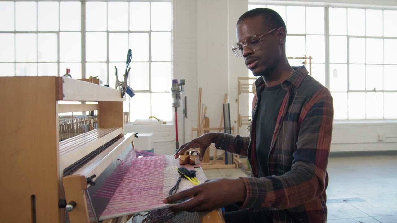 » Diedrick Brackens on his process