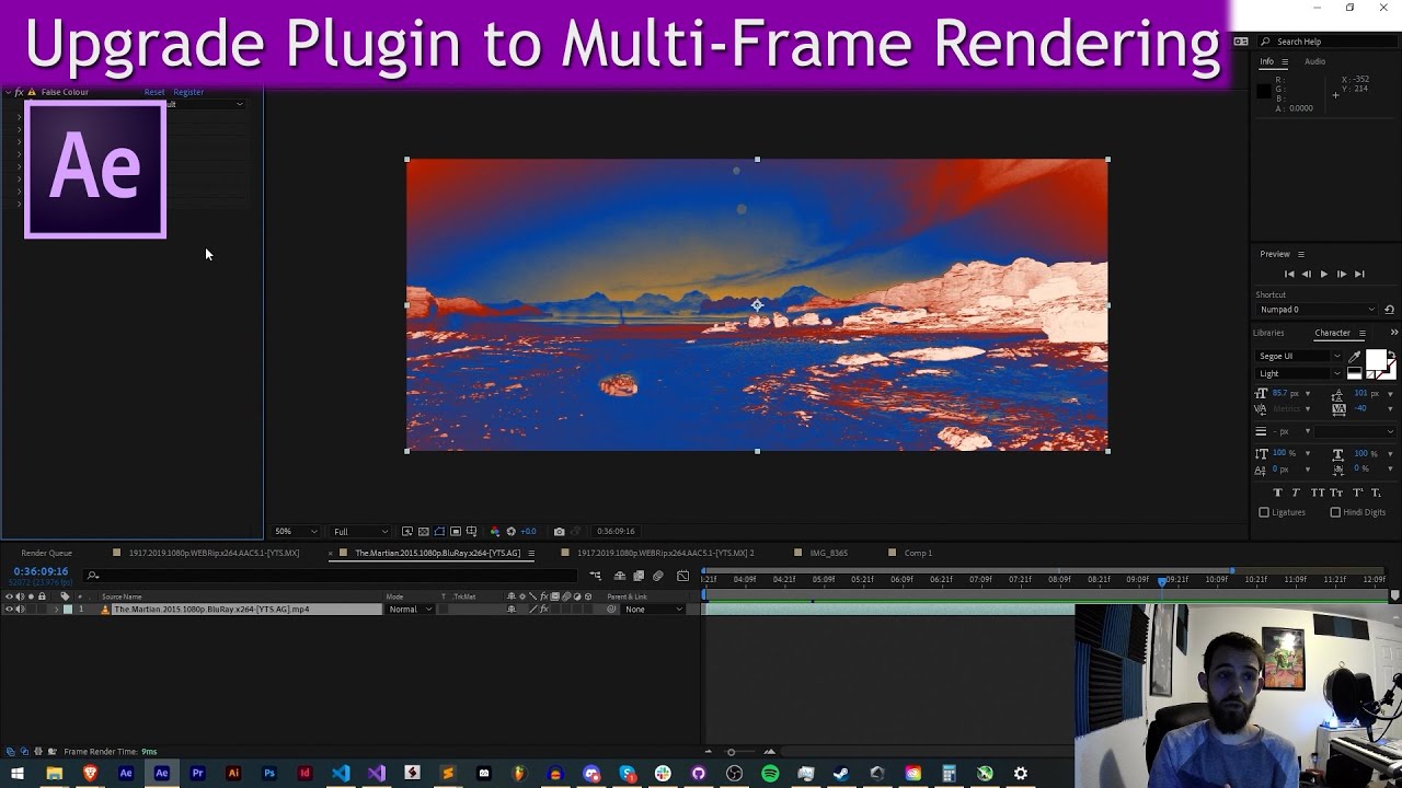 After Effects Plugin QuickTip - Upgrade Plugin to Multi-Frame Rendering