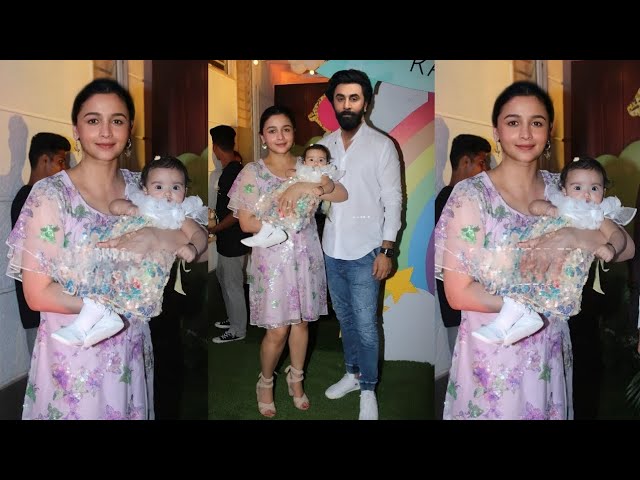 Alia Bhatt and Ranbir Kapoor Daughter Raha Kapoor Cute Video - KwikToday