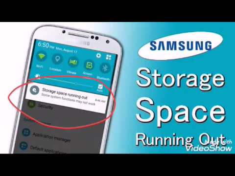 How to fix the storage space running out problem