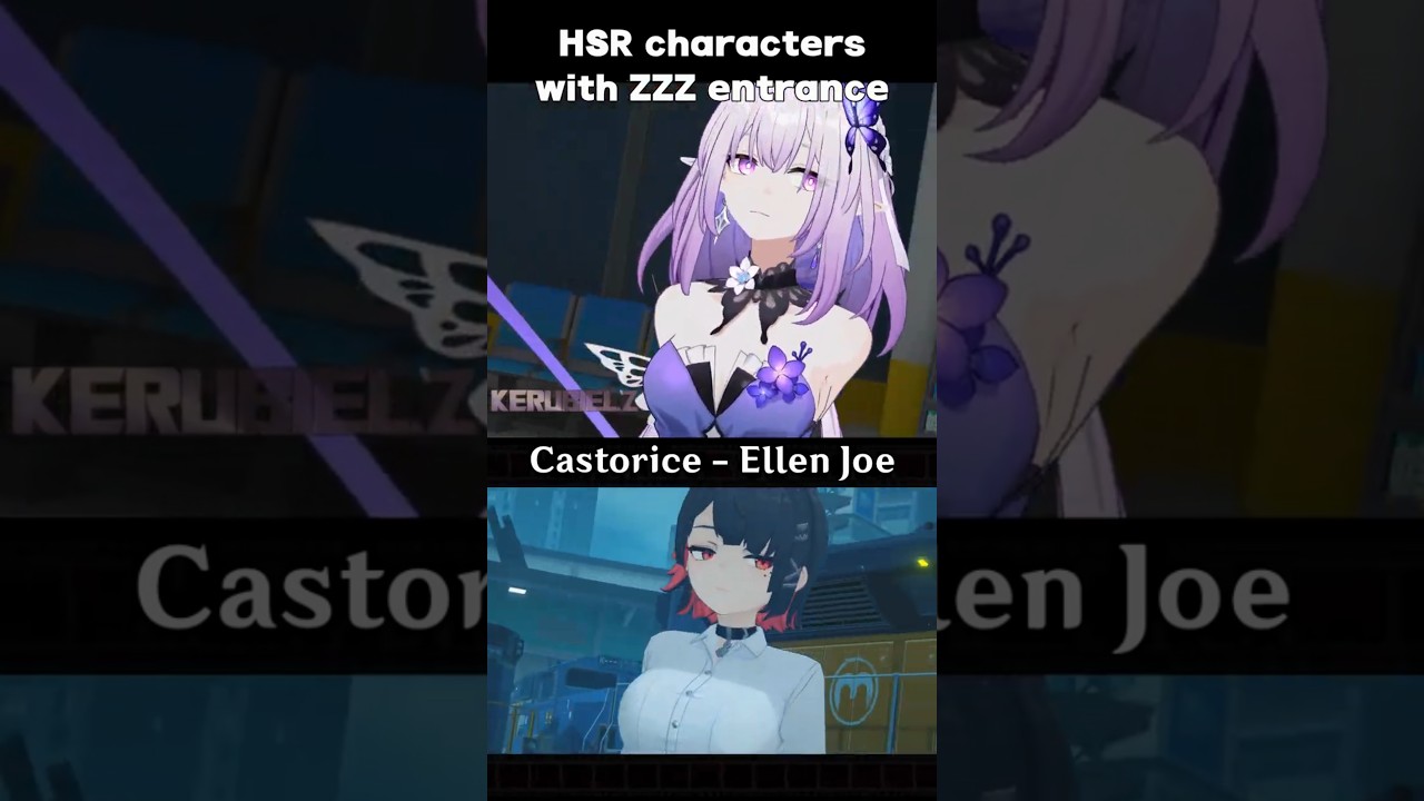 Castorice (new skin) but with Ellen battle entrance #honkaistarrail #shorts