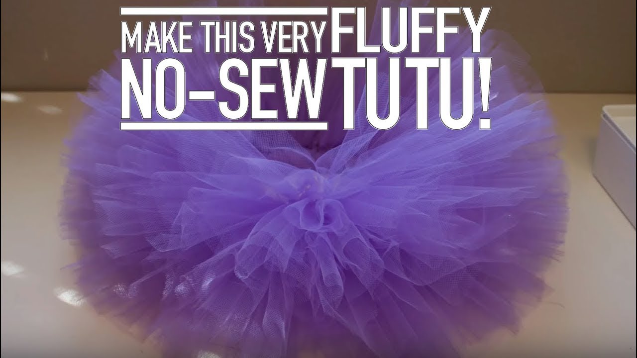 TUTORIAL: DIY No Sew Fluffy Tutu