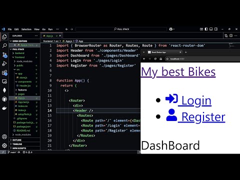 Header Component with React-Icons/Fa, and Link from React-Router-Dom: Fullstack API - Frontend