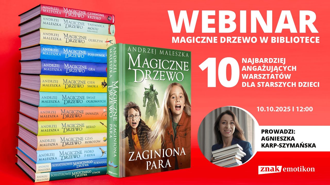Webinar - Magiczne drzewo w bibliotece. 10 najbardziej angażujących warsztatów dla starszych dzieci